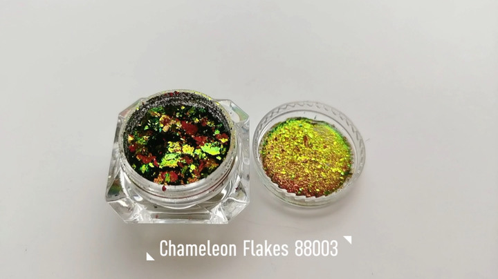 Cosmetic Holographic Pigment Flakes Makeup Glitter Chameleon Flakes for ...