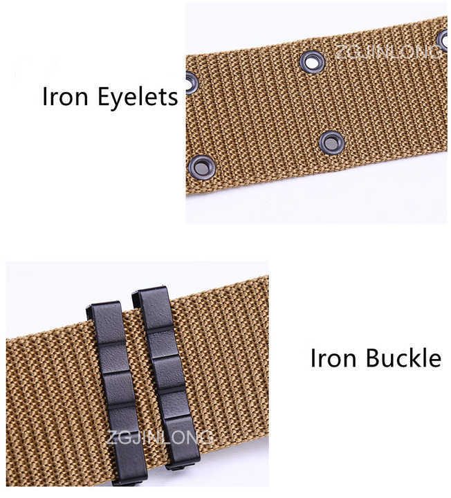 Custom Logo Black Uniform Men Nylon Security Utility Tactical Clip Belt ...