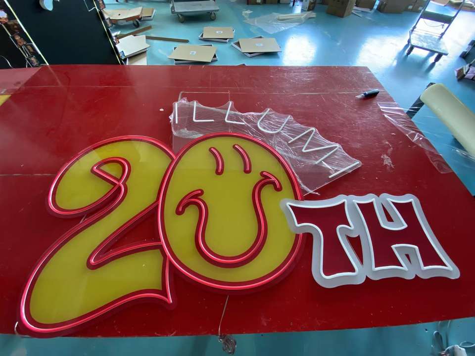 Custom Neon Light Decoration Happy Birthday Led Night Lamp IP65 Acrylic ...