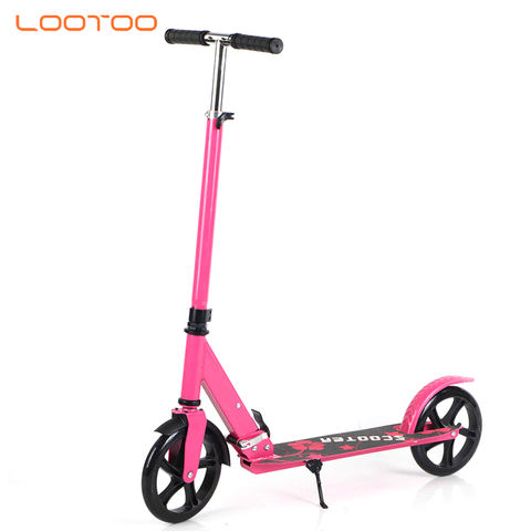 Monopatin Folding Children's Kids Scooter Foot Kick PU
