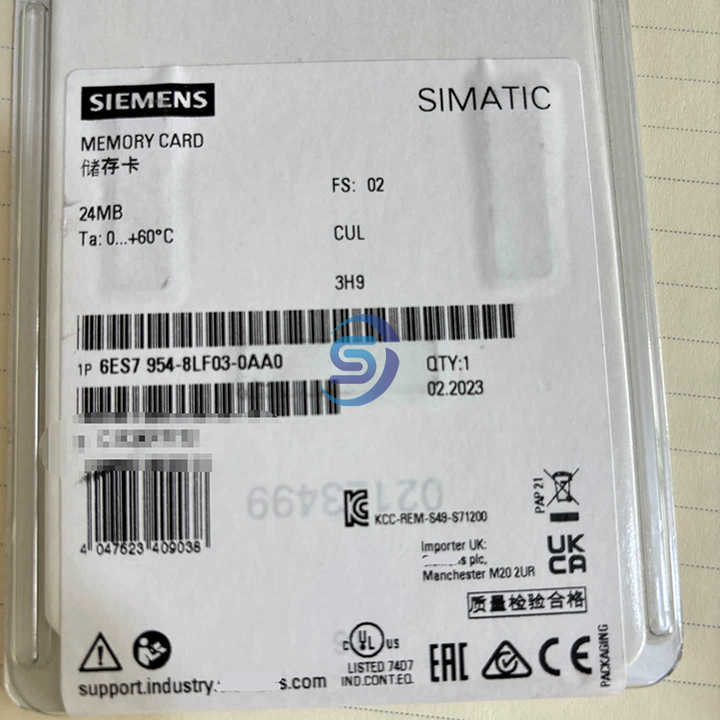 6ES7954-8LE03-0AA0 SIEMENS PLC SIMATIC S7 MEMORY CARD for S7-1X00 CPU ...