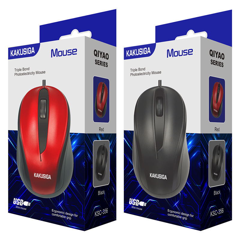 Kaku/kakusiga KSC-356 QIYAO Gaming Mouse - 1500 DPI & Ergonomic