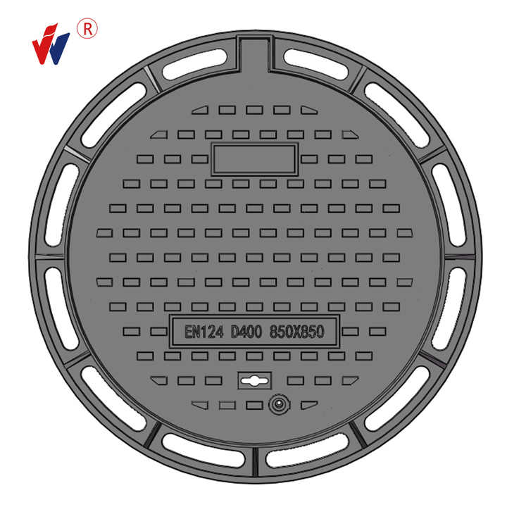 BS EN 124 D400 Ductile Iron Manhole Covers for Africa