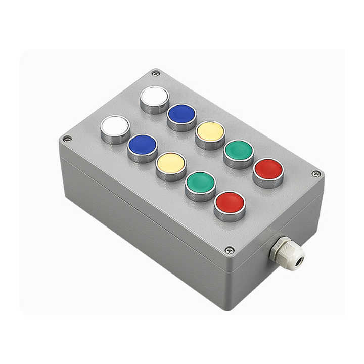 Cast Aluminium Push Button Switch - Waterproof Control Box