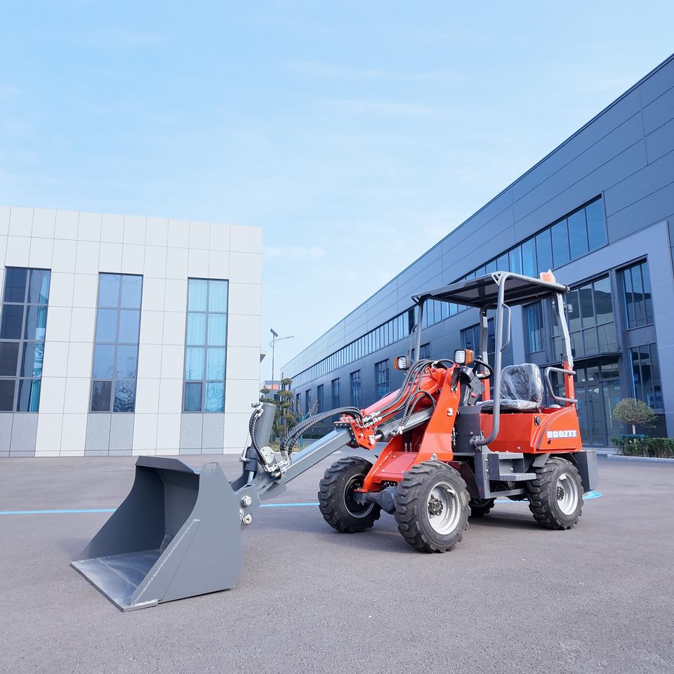 Mini Telescopic Boom Electric Wheel Loader 0.4 ton Battery Powered ...