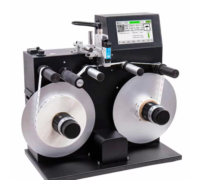 Laser High-speed Industrial Inkjet Printer Rewinder Quick Drying Ink ...