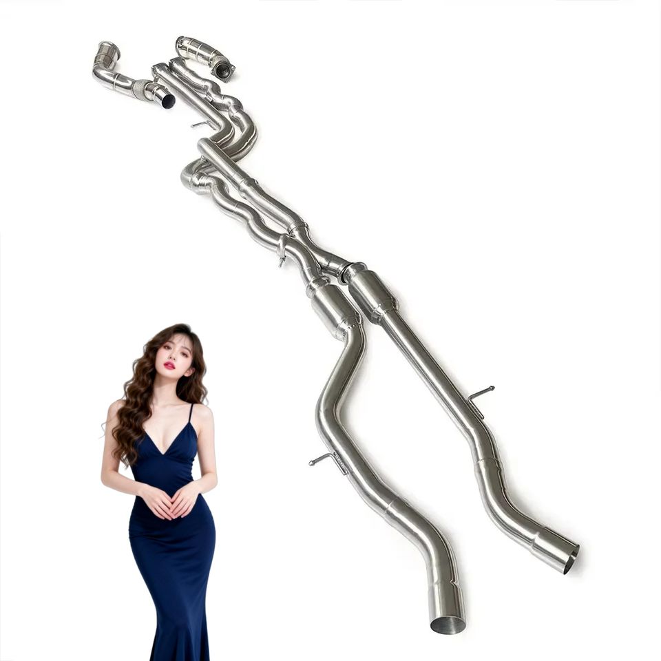 Stainless Steel Equal-length Middle Pipe Exhaust Pipe for BMW M3 M4 F80 ...
