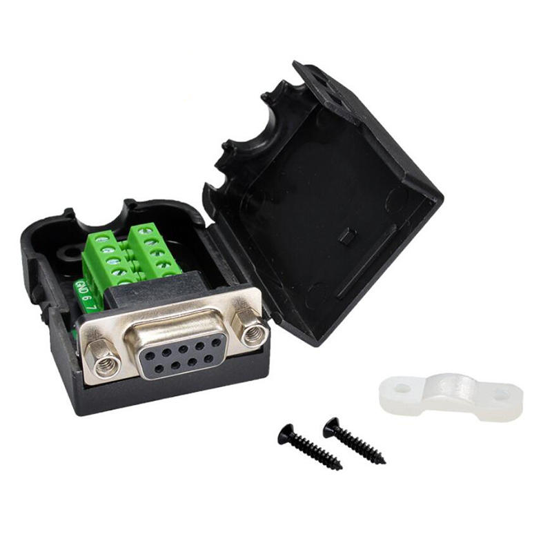 D-SUB RS232 DB9 pin female signal terminal breakout connector with ...