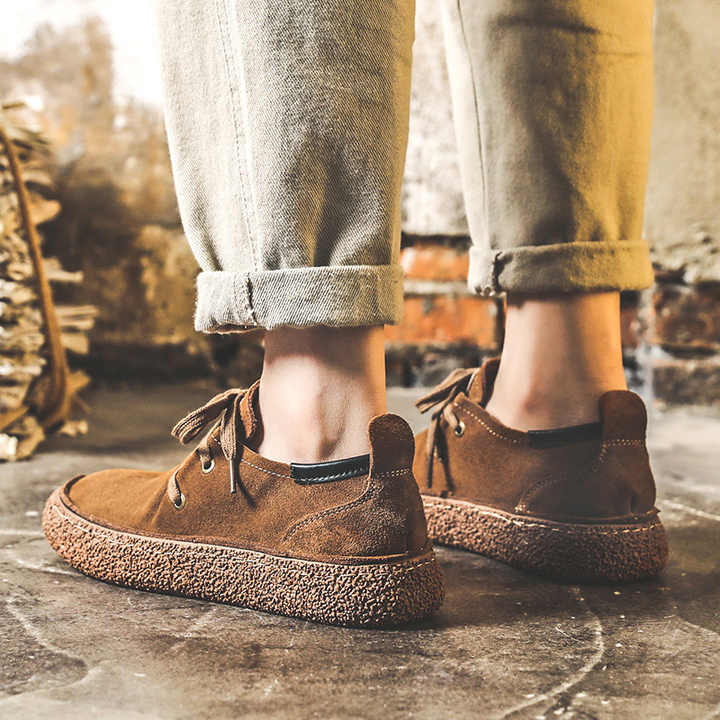 Trending Men's Casual Shoes - Oxford Lace-up Soft-soled