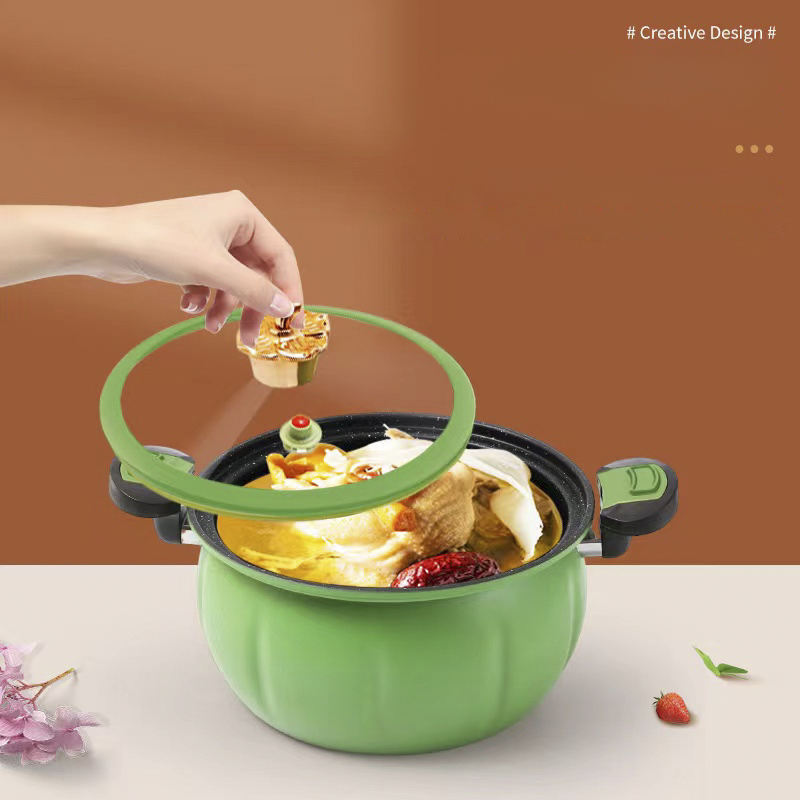 Eco-friendly 8L Iron Pressure Cooker with Non-Stick Coating