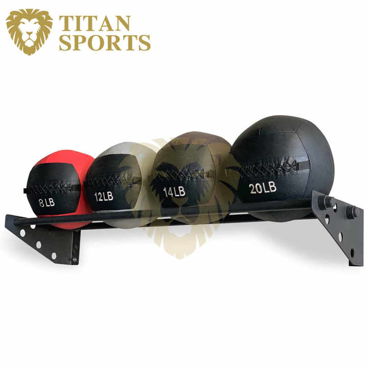 Wall Mounted Medicine Ball Rack - Gym Use & Custom Sizes