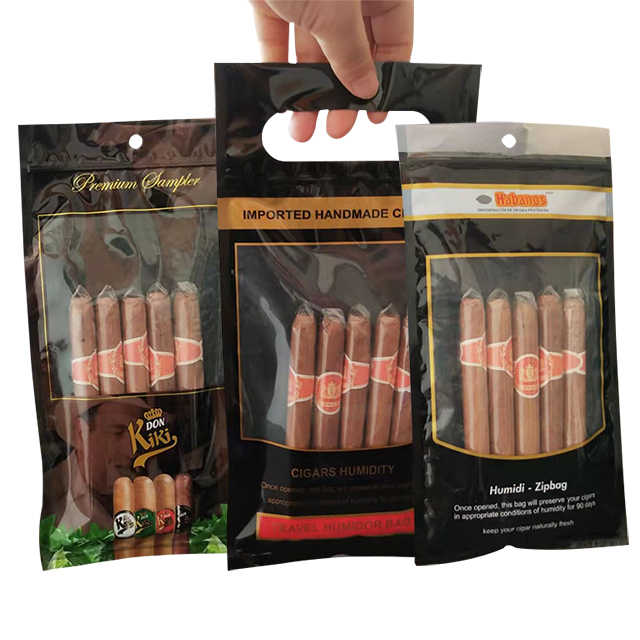 Custom 5 Cigars Humidor Pouches - Portable & Recycled