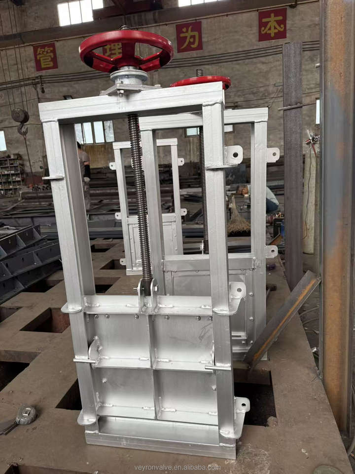 Manual Square Slide Gate Penstock Valves Structure for General ...