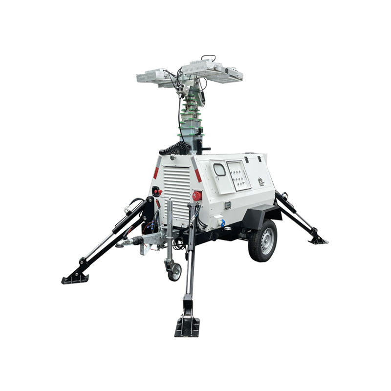 9-meter fully hydraulic lifting rod water-cooled generator set ...