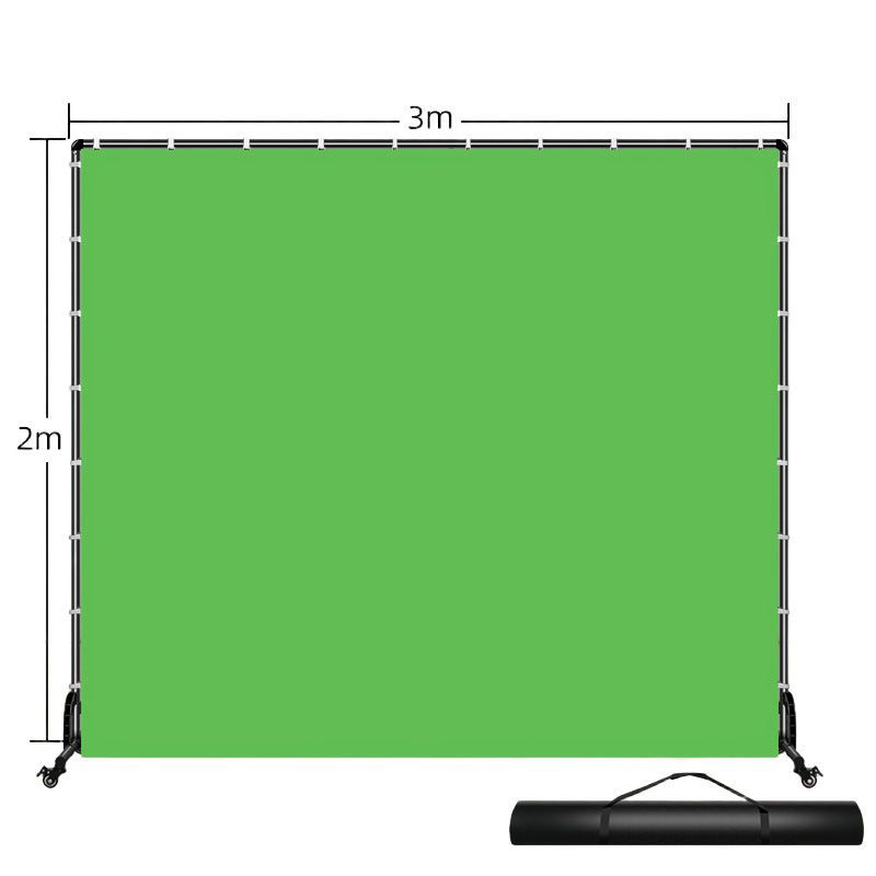 Green Screen Backdrop Kit h Movable Stand for Live Room GPolyester ...