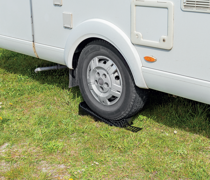 Caravan Wheel Leveling Ramp and Chock Kit Camper Trailer Motorhome ...