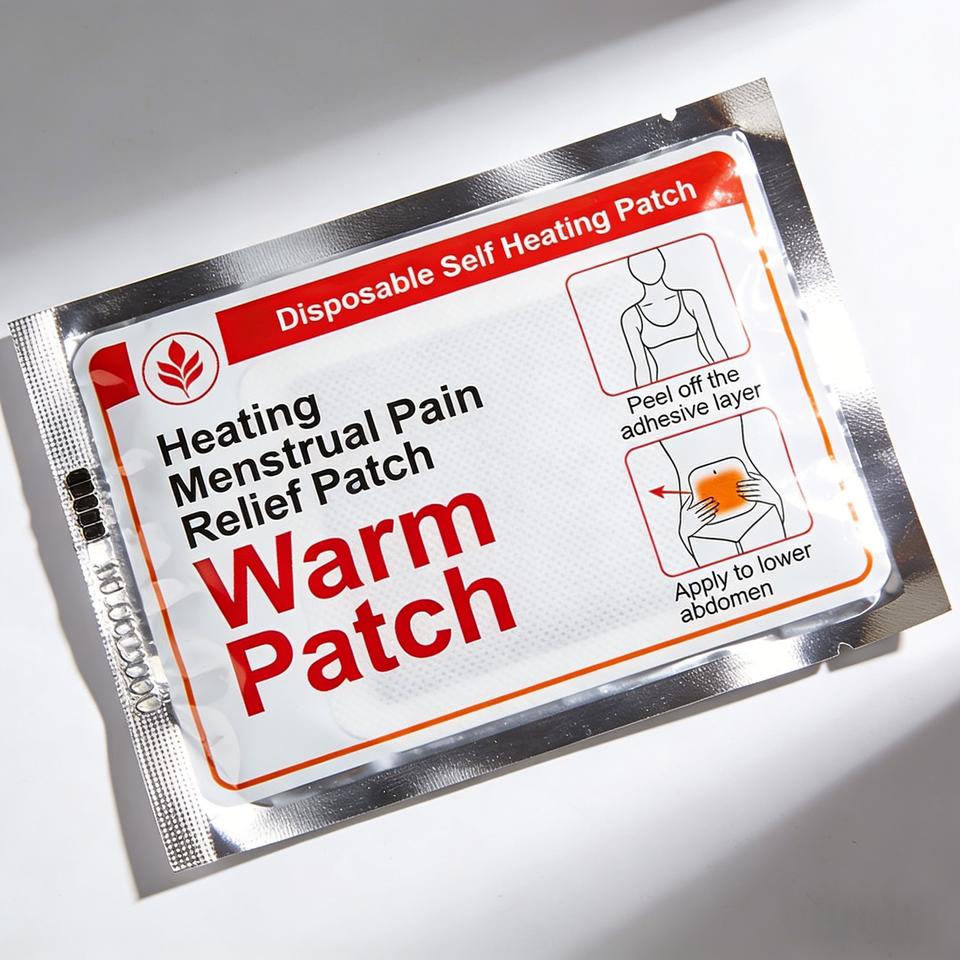 Self Heating Menstrual Patch 8 Hours Body Heat Patch Disposable OEM ...