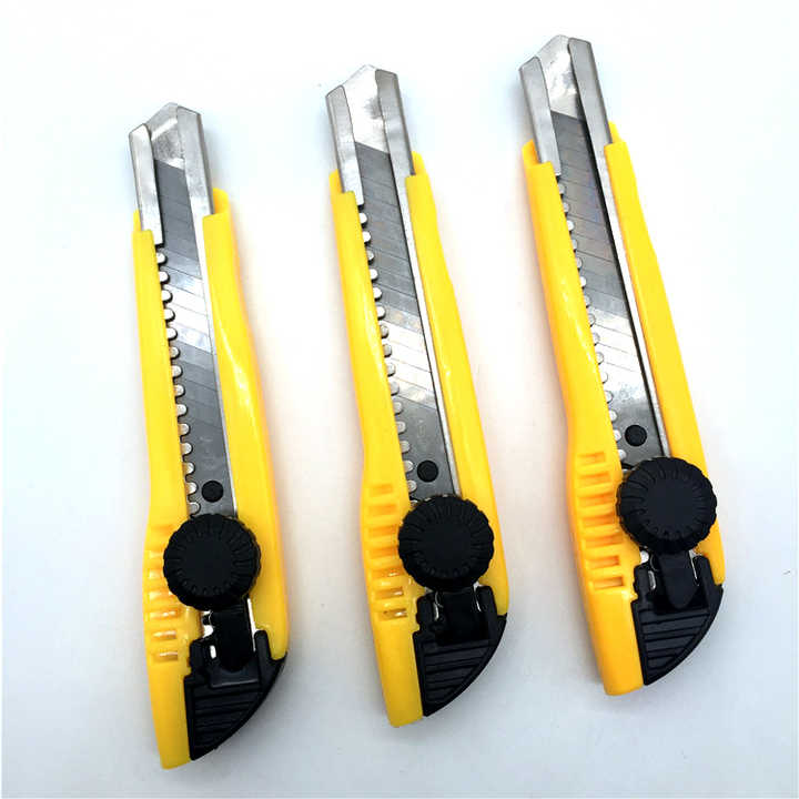 Industrial Grade18mm High Carbon Steel Retractable Utility Knife Push ...