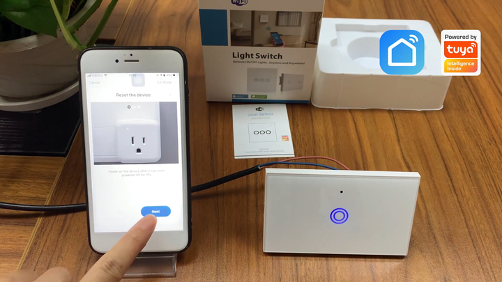 Balanced Light Switch - Modern Illuminated Smart Control