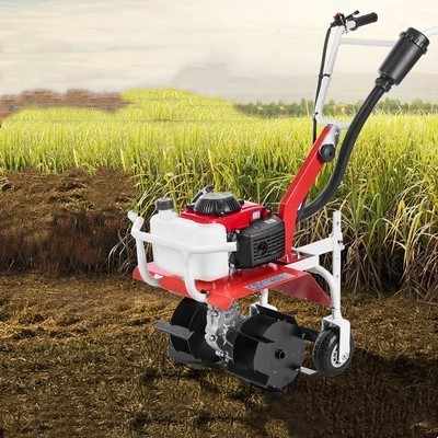 Small Rotary Cultivator Four-stroke Gasoline Engine Hoe Cultivator ...