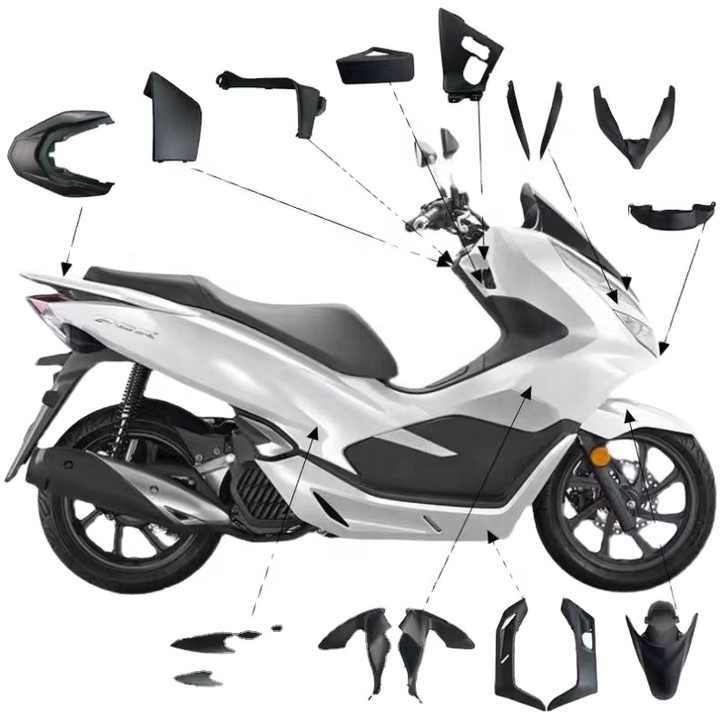摩托车整流罩套件车身整流罩备件PCX 125 PCX 150 160 ABS 2021 2018本田PCX配件摩托车零件盖| Alibaba.com