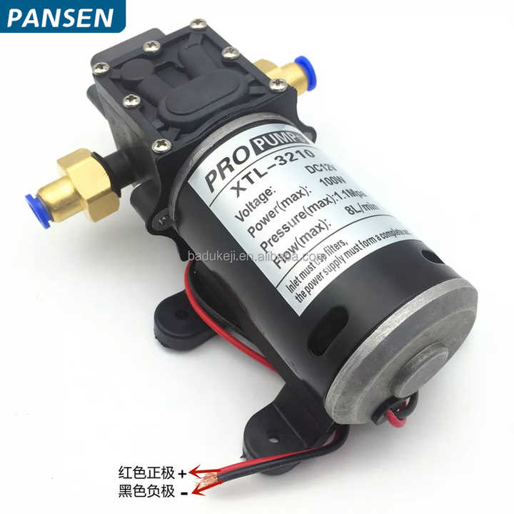 XTL-3210 100W 12v或24V (8L 1.1Mpa) 拉丝DC电动隔膜泵水泵，用于农业喷雾无人机/洗车| Alibaba.com