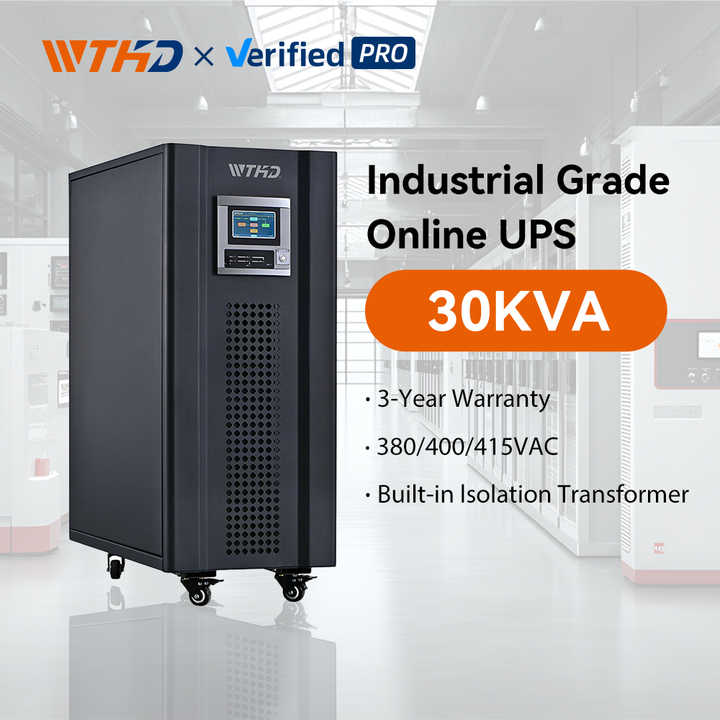 Industrial 30KVA Online UPS 30kw 30 Kva 380/400/415Vac 50HZ 60HZ 3 ...