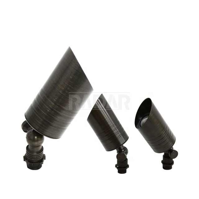 RAL-8100-BBR Cast Brass Spot Light Antique Bronze Forlow Voltage LED ...