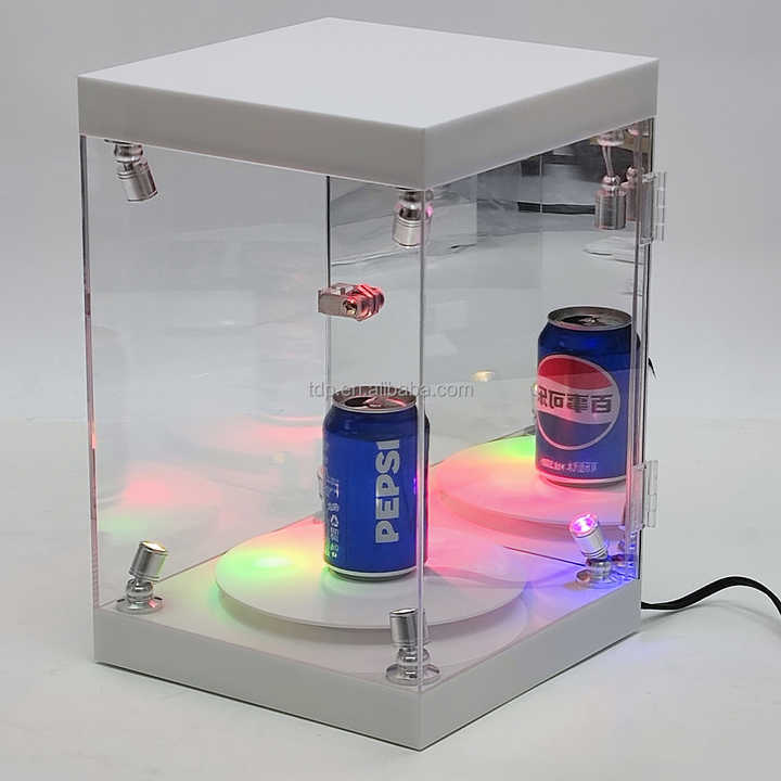 Custom Modern Acrylic Action Figure Display Box with LED