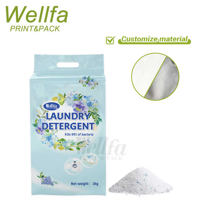 Custom Printed 1kg 2kg 5kg Gusseted Bag Liquid Laundry Detergent ...