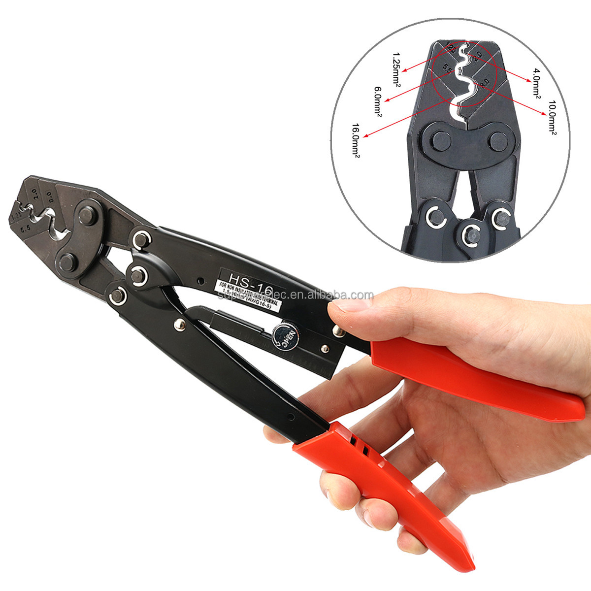 Hs-16 Crimping Kìm Cáp Lug Crimper Công Cụ Bare Thiết Bị Đầu Cuối Dây ...
