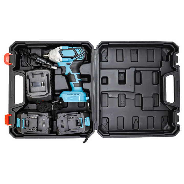 21V Electric Cordless Brushless High Torque Battery Cordless Impact ...