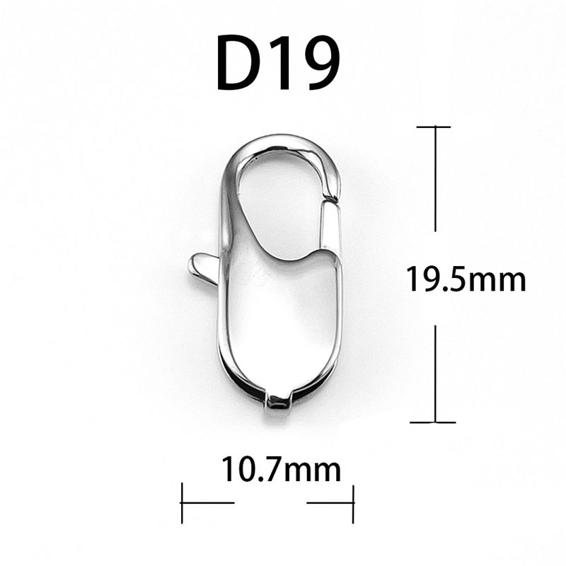 Stainless Steel Melon Seed Lobster Clasp Special Shaped Connecting ...