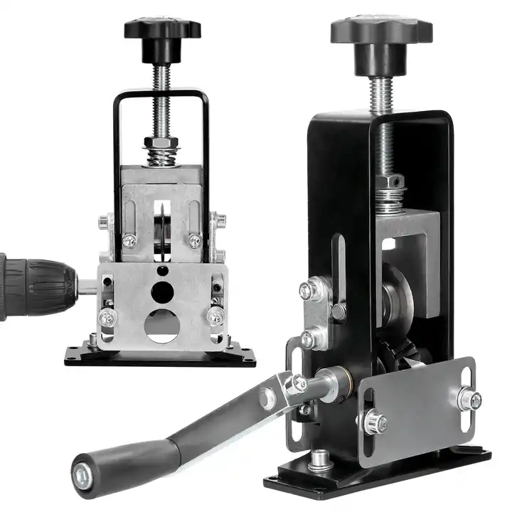 Hand Crank Wire Stripping Machine - Efficient DIY Tool