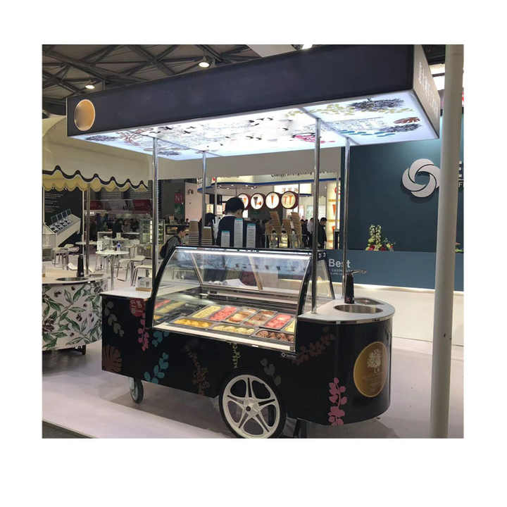 Mobile Ice Cream Cart - Electric Charge Street Coffee Bike