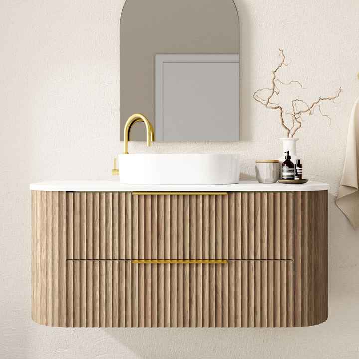 Custom Luxury Double Sink Bathroom Vanity with Quartz Countertop ...