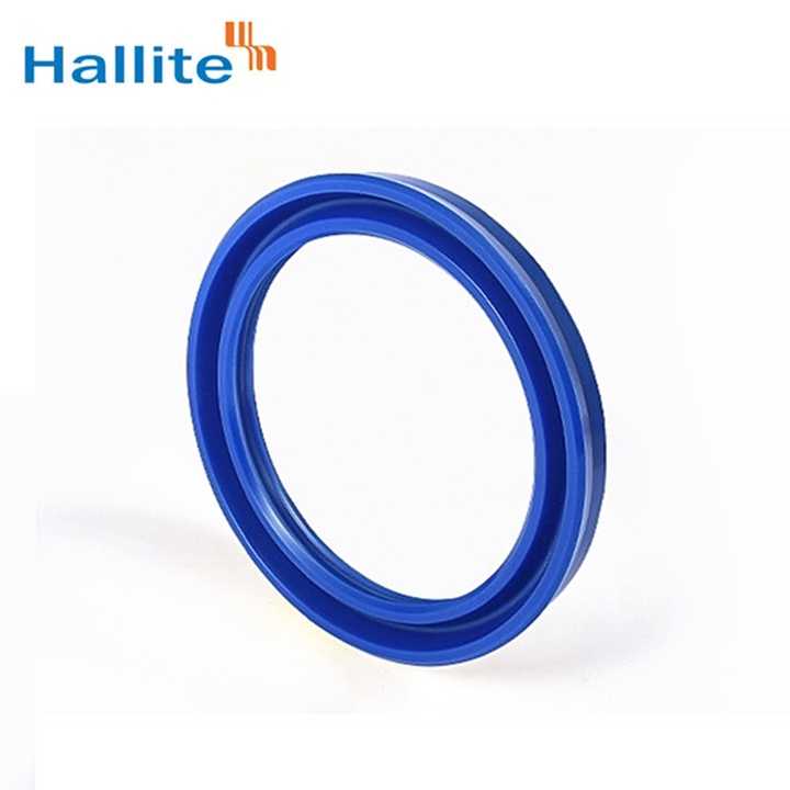 Hallite 605 Blue PU Double Lip Hydraulic Cylinder Rod Seal - OEM