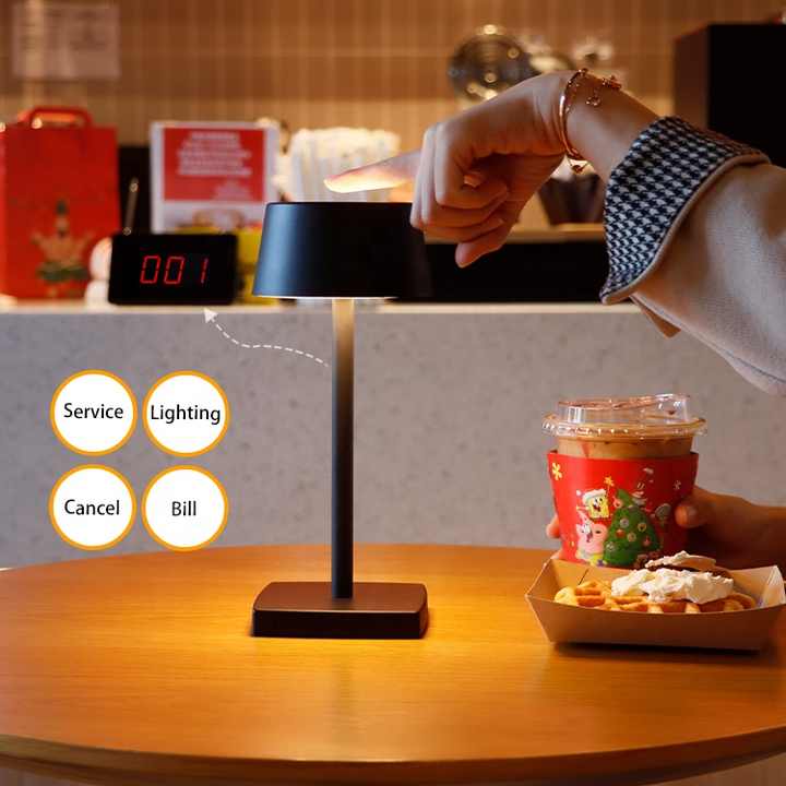 European Mini Rechargeable Cordless Touch Table Lamp Indoor Outdoor ...
