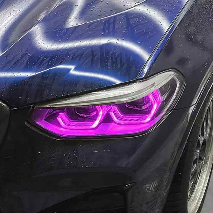 For BMW X3 G01 G02 X3M G08 X4 X4M F97 F98 RGB LED Multi-color DRL Blue ...