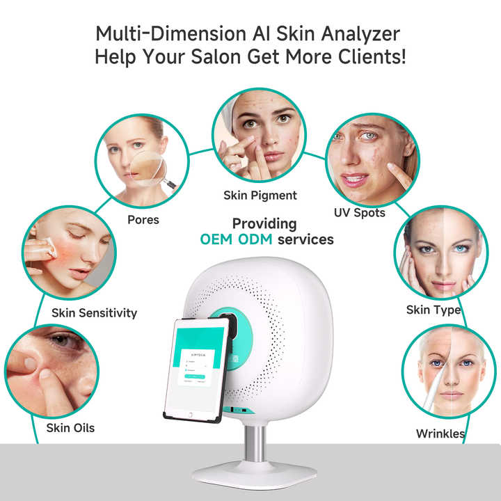2025 Professional 3D Skin Test Analyzer - AI Facial Scanner