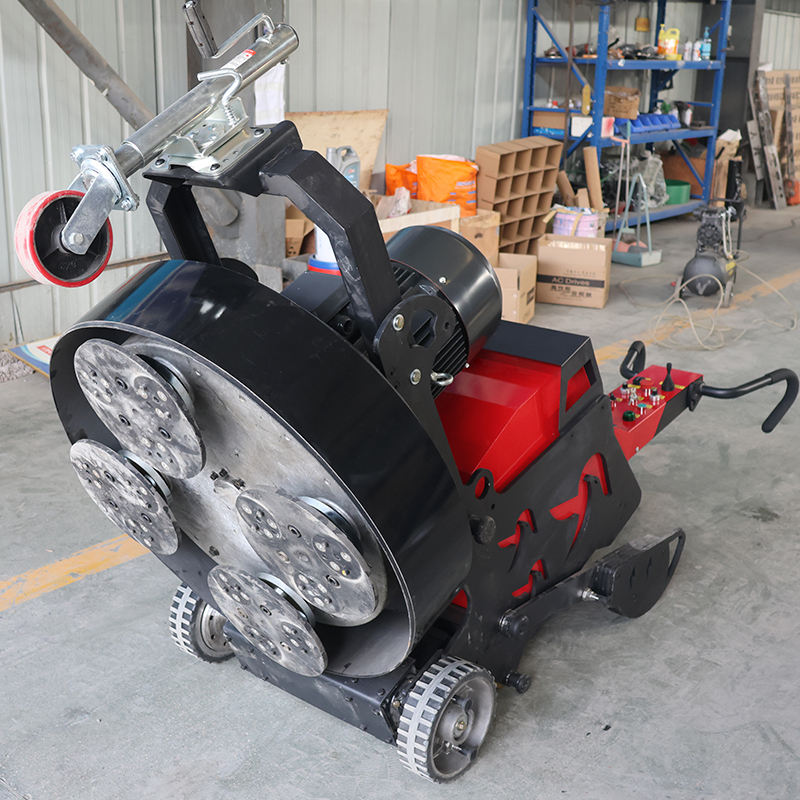Hand Push Planetary Concrete Grinder Semi-automatic Marble Polisher ...