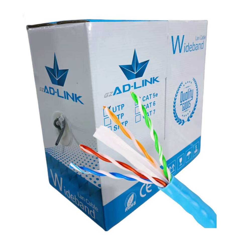 23awg Cat6 UTP LAN Cables Indoor Outdoor OFC Conductor LSZH Jacket ...