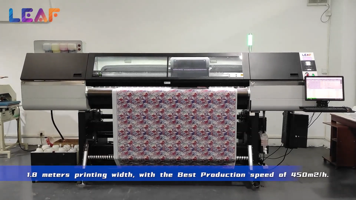 LEAF Automatic 1.9m Textile Printer Large Format High Quality Full ...