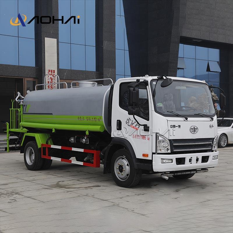FAW 4x2 Drive Wheel 116 HP Light Truck 10 CBM Water Sprinkler Truck ...
