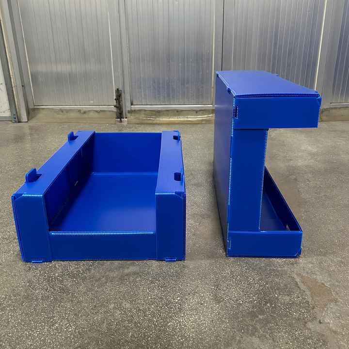 Custom pp Plastic Stackable Warehouse Clothing Corflute Collapsible ...