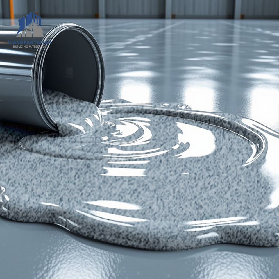 Epoxy Colored Sand Self-leveling Cement Floor Eco-friendly Non-slip ...
