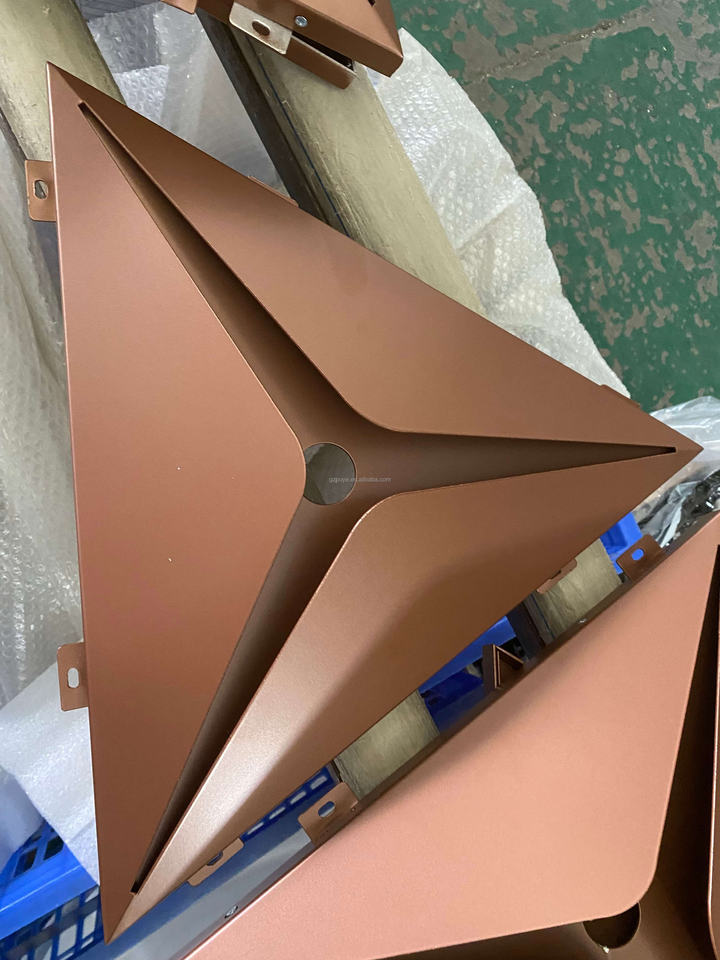 Custom Triangle Irregular Shape Aluminum Panel 3D Metal Ceiling with ...