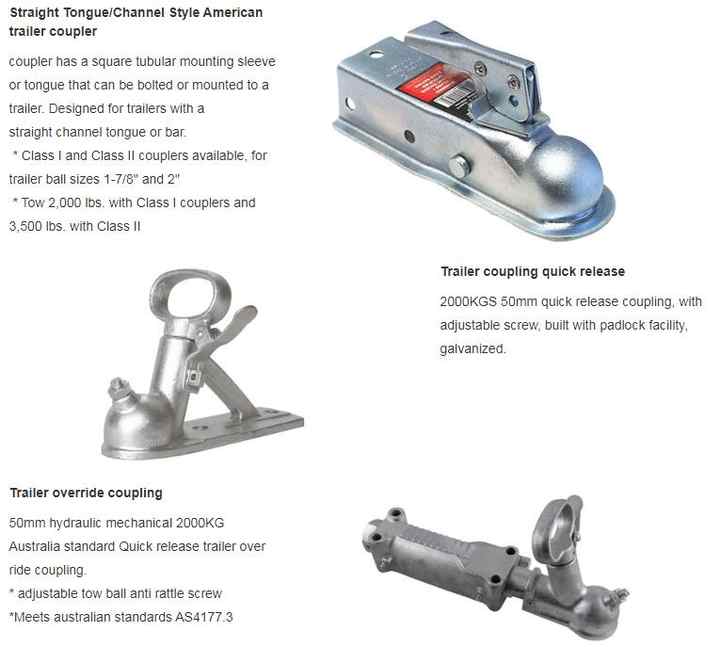 Trailear Coupling Boat Trailer Folding Swing Tongue 3" X 3"