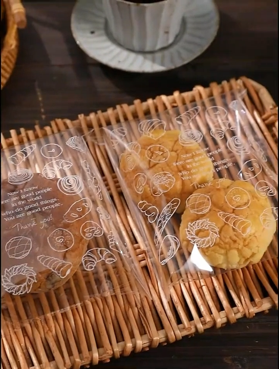 Custom Transparent Croissant Sandwich Doughnut Toast Biscuits Baked ...