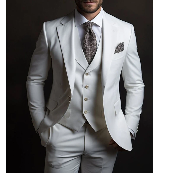 Shop High Quality White Men's Suits for Prom & Weddings